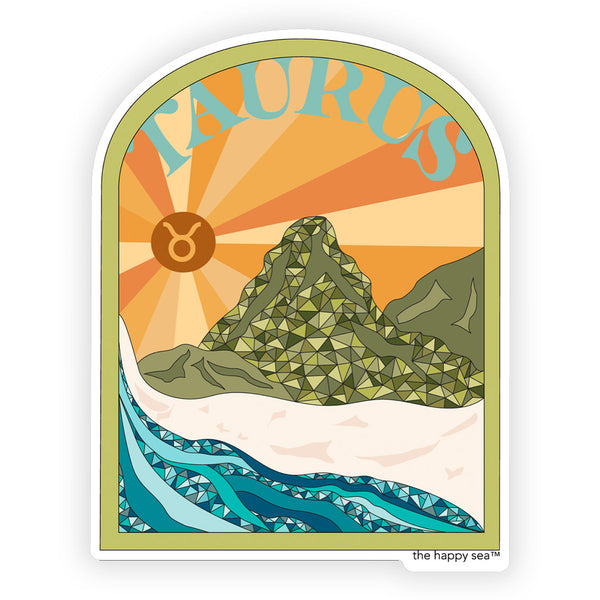 The Happy Sea UV Protected, Weather Resistant Vinyl Sticker