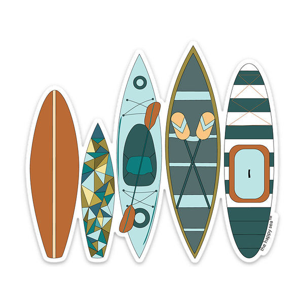 The Happy Sea UV Protected, Weather Resistant Vinyl Sticker