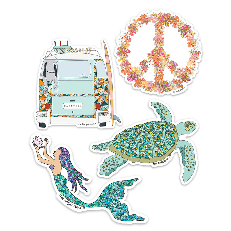 The Happy Sea - Endless Summer Vinyl Sticker Pack