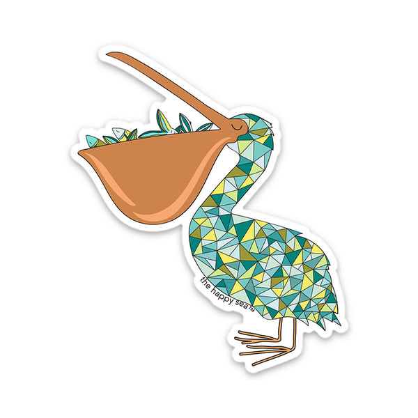 The Happy Sea UV Protected, Weather Resistant Vinyl Sticker